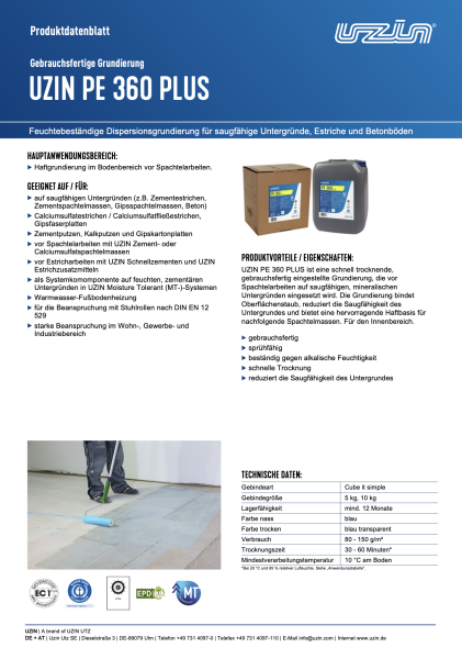 UZIN NC 182 Standfeste, zementäre Reparaturmasse 20 KG, 42,00