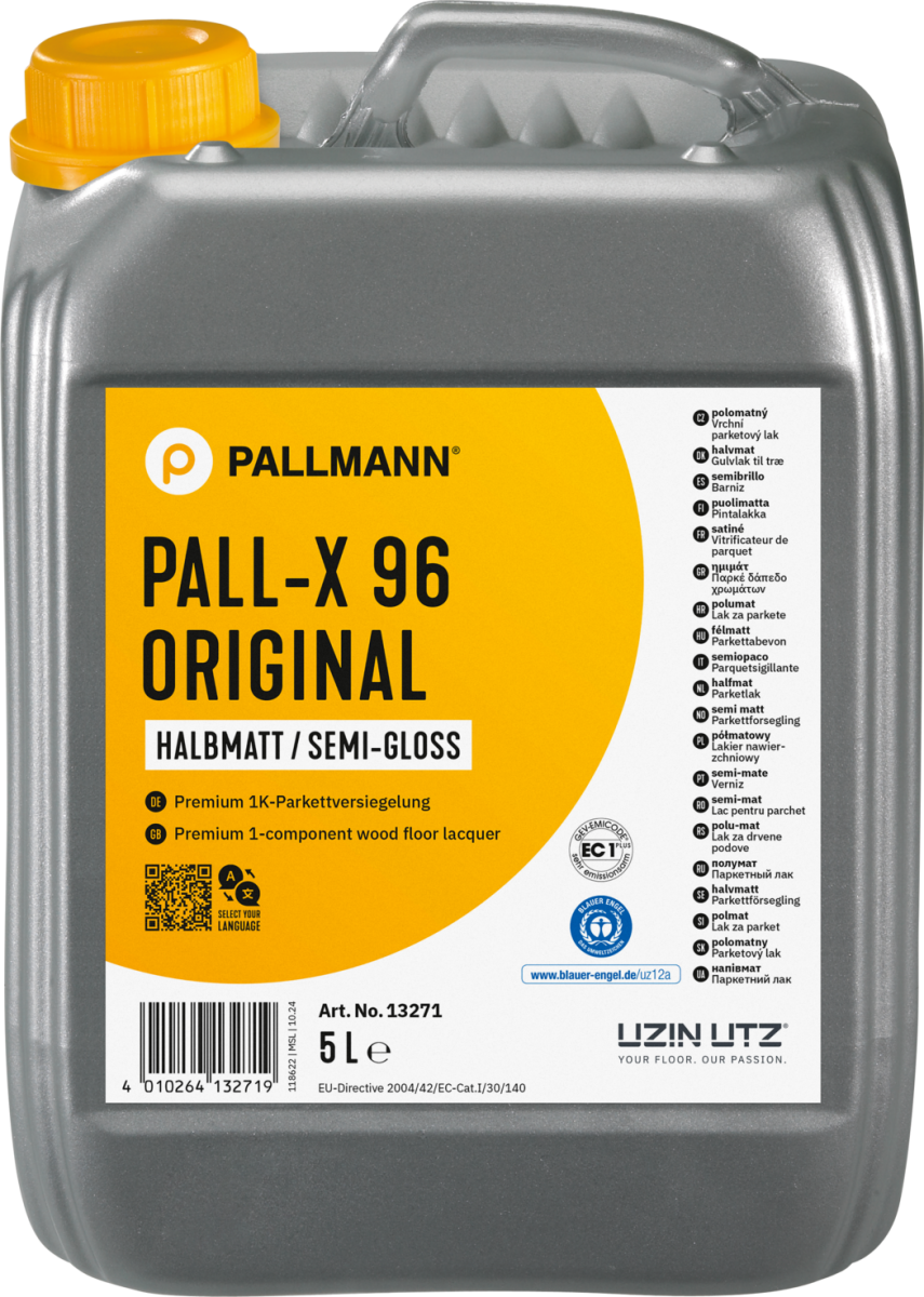 Pallmann Pall-X ORIGINAL 96 halbmatt (10 Liter) Premium 1K-Parkettver ...